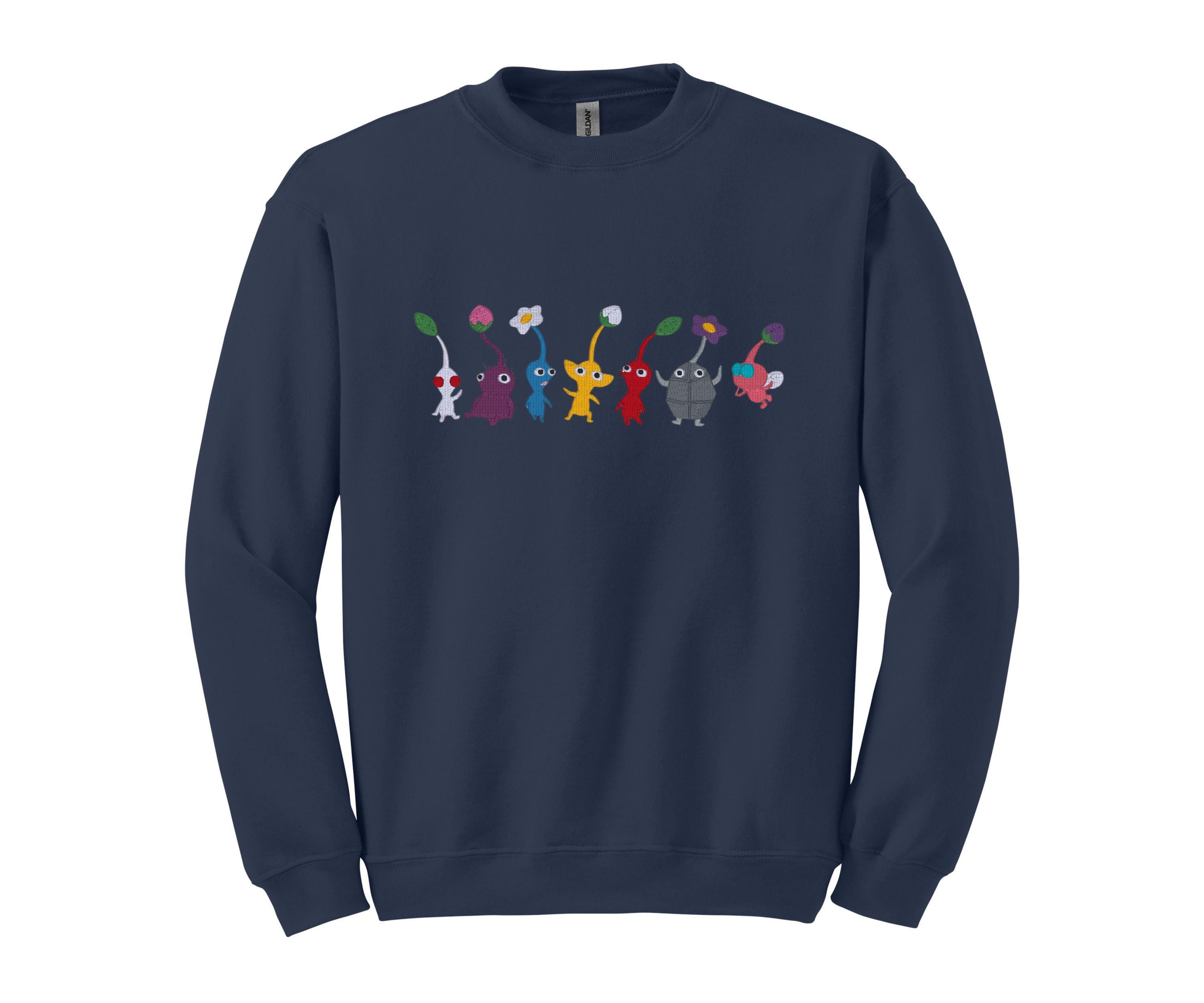 Embroidered Pikmin Sweatshirt - Etsy