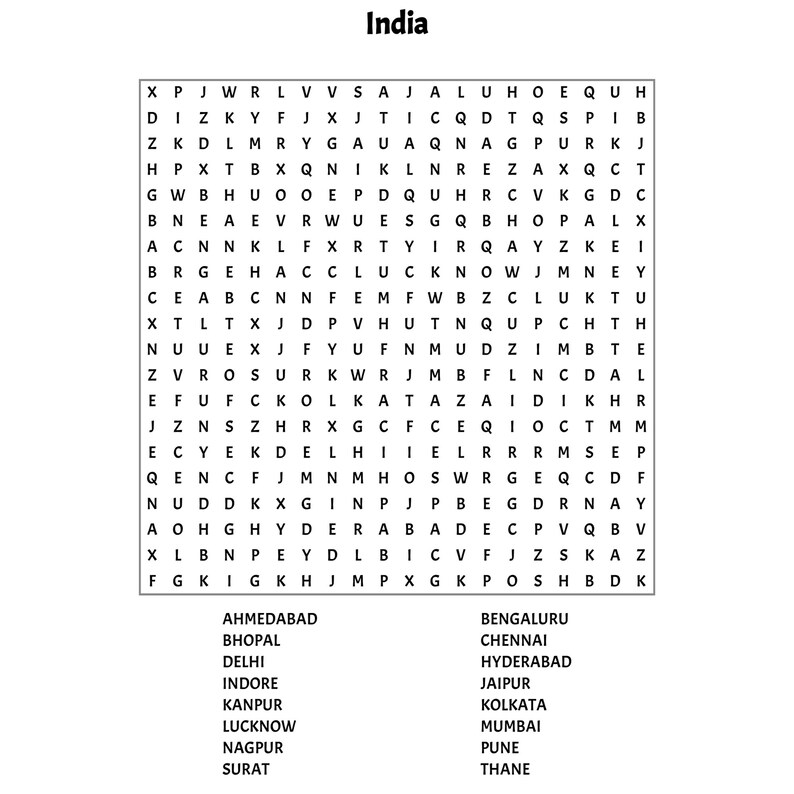 Word Search Puzzle Volume 1 | 20 Printable Puzzle Pages for Kids and ...