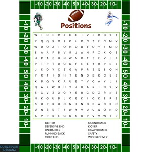 Football Word Search Bundle | 10 Wordsearches | Printable Puzzle With ...