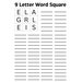 9 Letter Word Puzzle Bundle 3/26 Puzzles/target Word/party Word Game ...