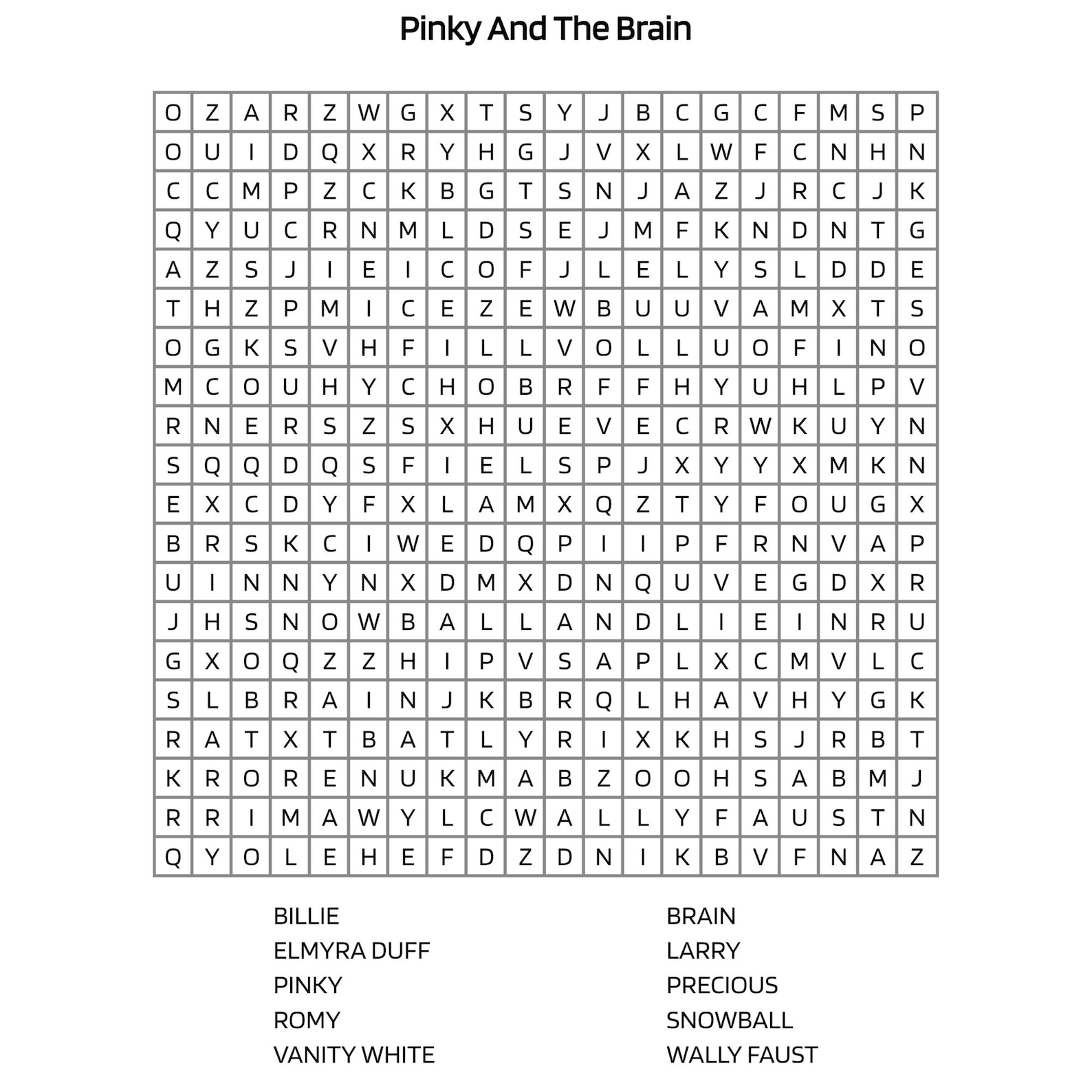 90s Cartoon Word Search: Nostalgic Fun (digital Download) - Etsy