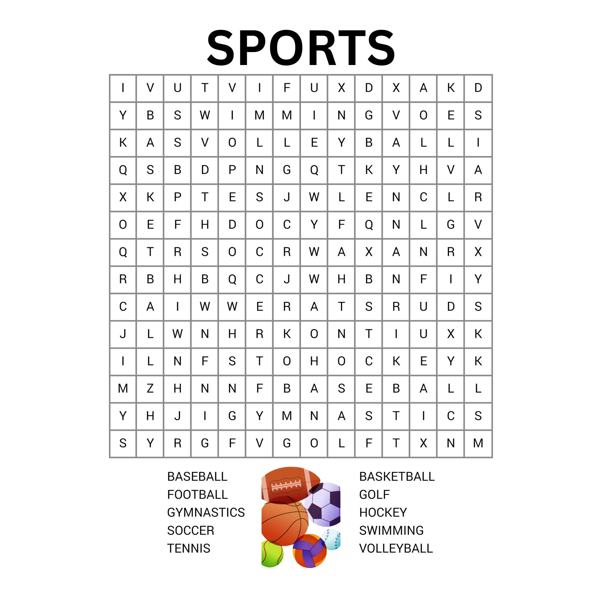 Printable Wordsearch for Kids 20 Printable Puzzle Pages for Kids ...