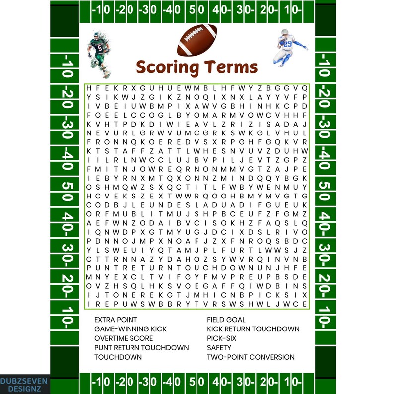 Football Word Search Bundle | 10 Wordsearches | Printable Puzzle With ...