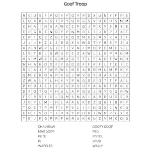 Word Search Printable | 90s Word Search | Word Search Printable PDF ...