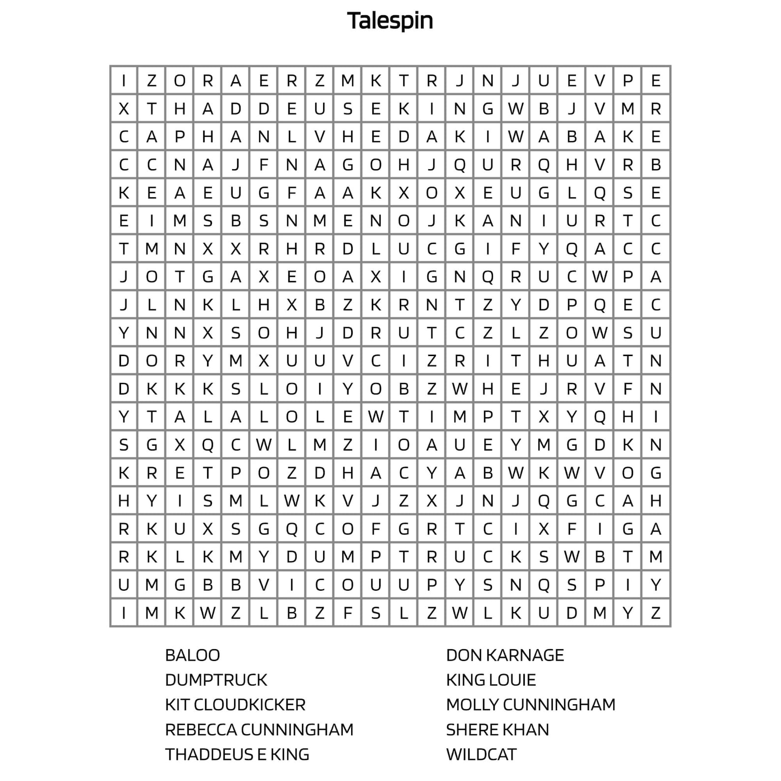 Word Search Printable 90s Word Search Word Search Printable PDF Word ...