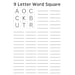 9 Letter Word Puzzle Bundle 3/26 Puzzles/target Word/party Word Game ...