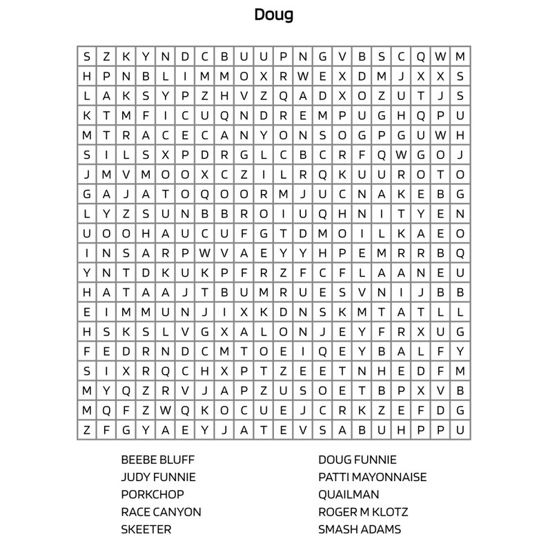 90s Cartoon Word Search: Nostalgic Fun (digital Download) - Etsy