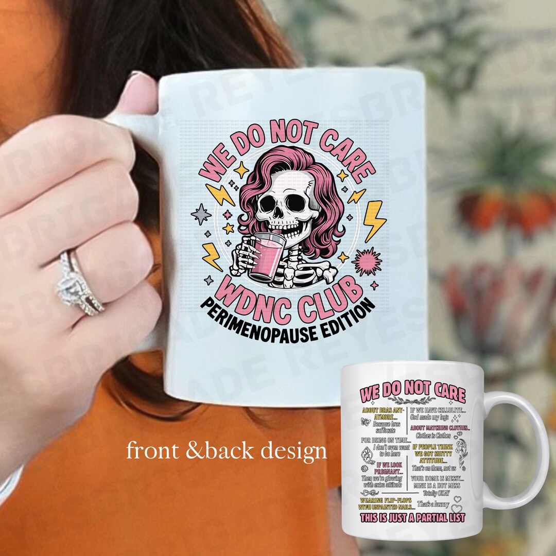 WDNC Mug. Perimenopause. Peri-power Mode. Midlife Attitude. Funny ...