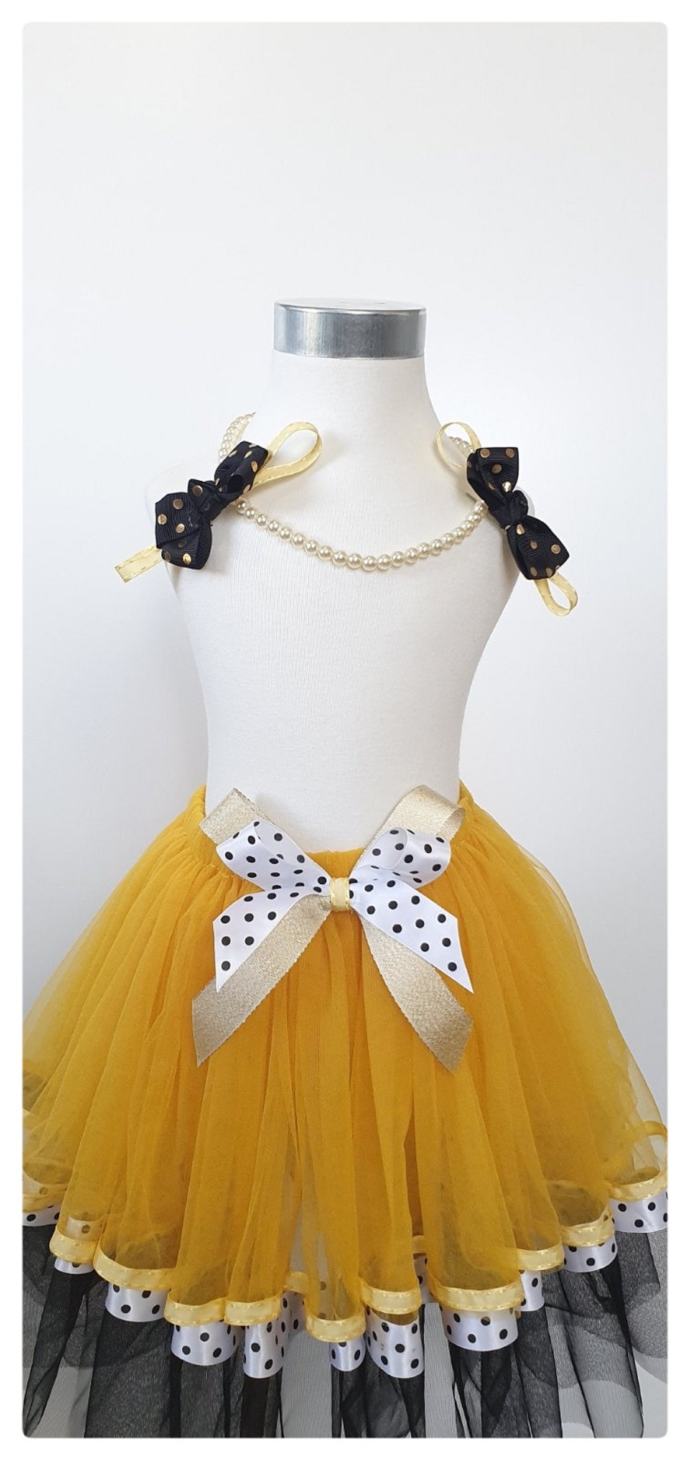 Emma Wiggle Inspired Tutu With Head Accessory /bumble Bee - Etsy