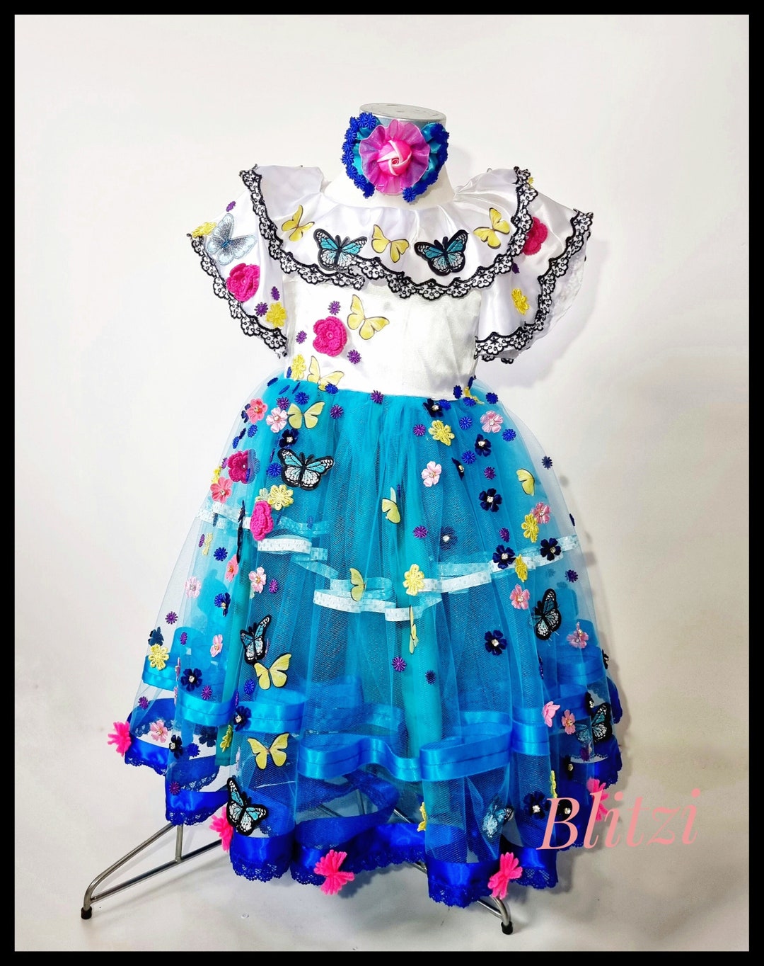 Encanto Movie Inspired Birthday Tutu Dress With Head Accessory/ Mirabel ...