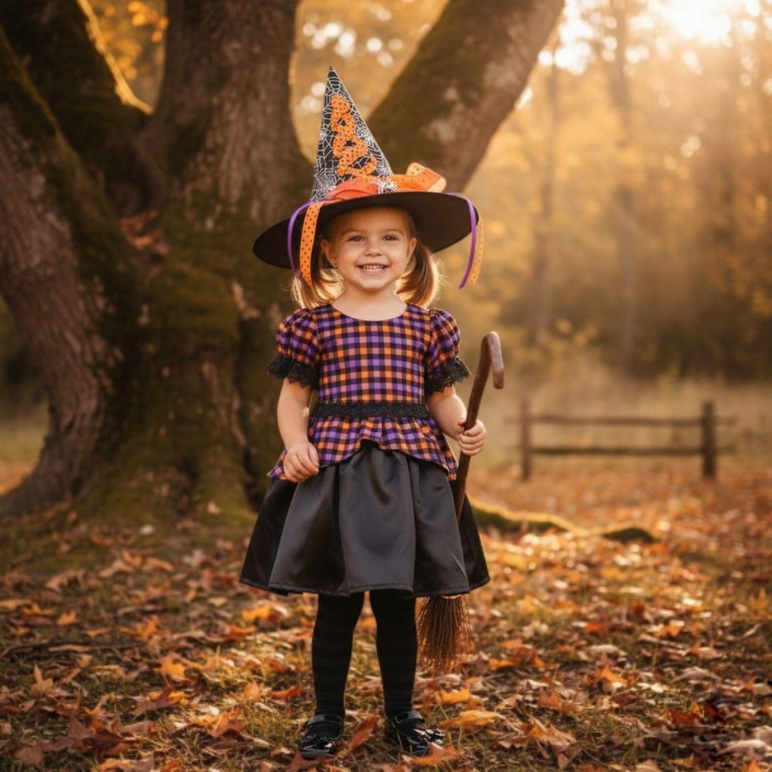 Handmade Witch Costume: Fluffy Satin & Tulle Halloween Dress - Etsy
