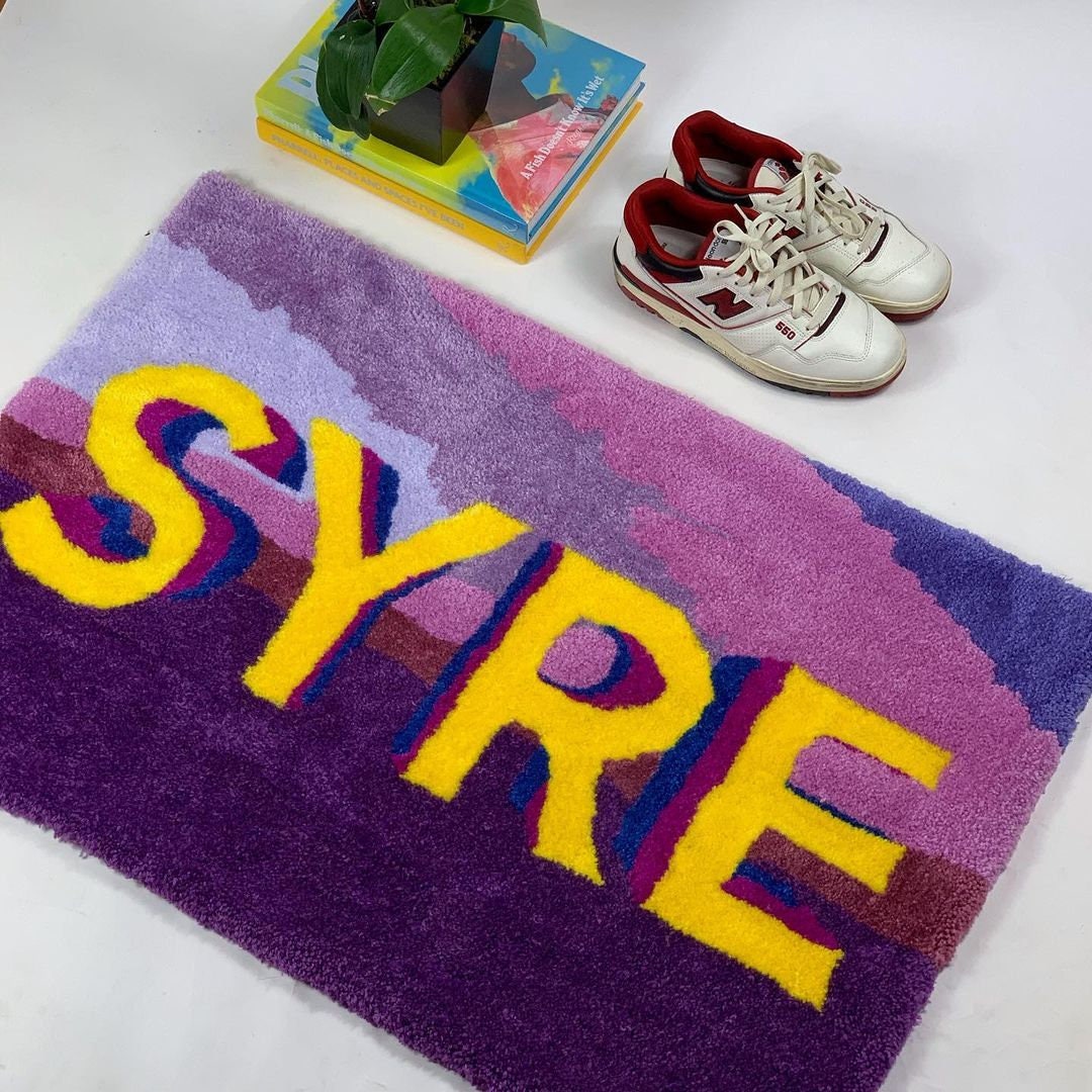 Handmade SYRE Hiphop Hype Rug - Custom Rugs Created to Your Liking ...