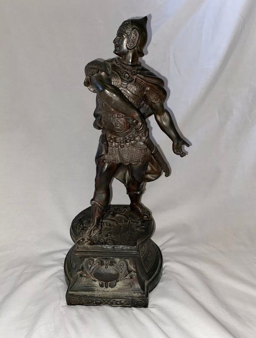 Victorian Era Parlor Mantel Statue From the 1800’s. Very RARE Antique ...