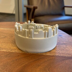 City in the Hands, Concrete Home Decor, Moss Planter, Metropolis ...