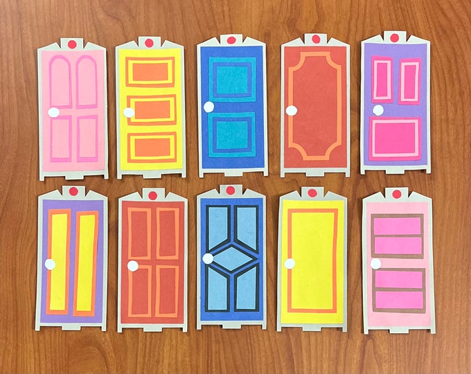 10 (fully Assembled) Monsters Inc Inspired RA Door Decorations Name ...