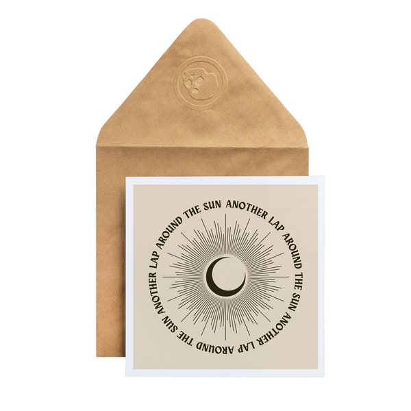 Stars and Moon Birthday Card - Etsy