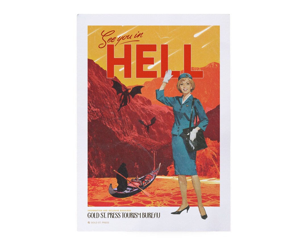 See You in Hell Art Print - Etsy