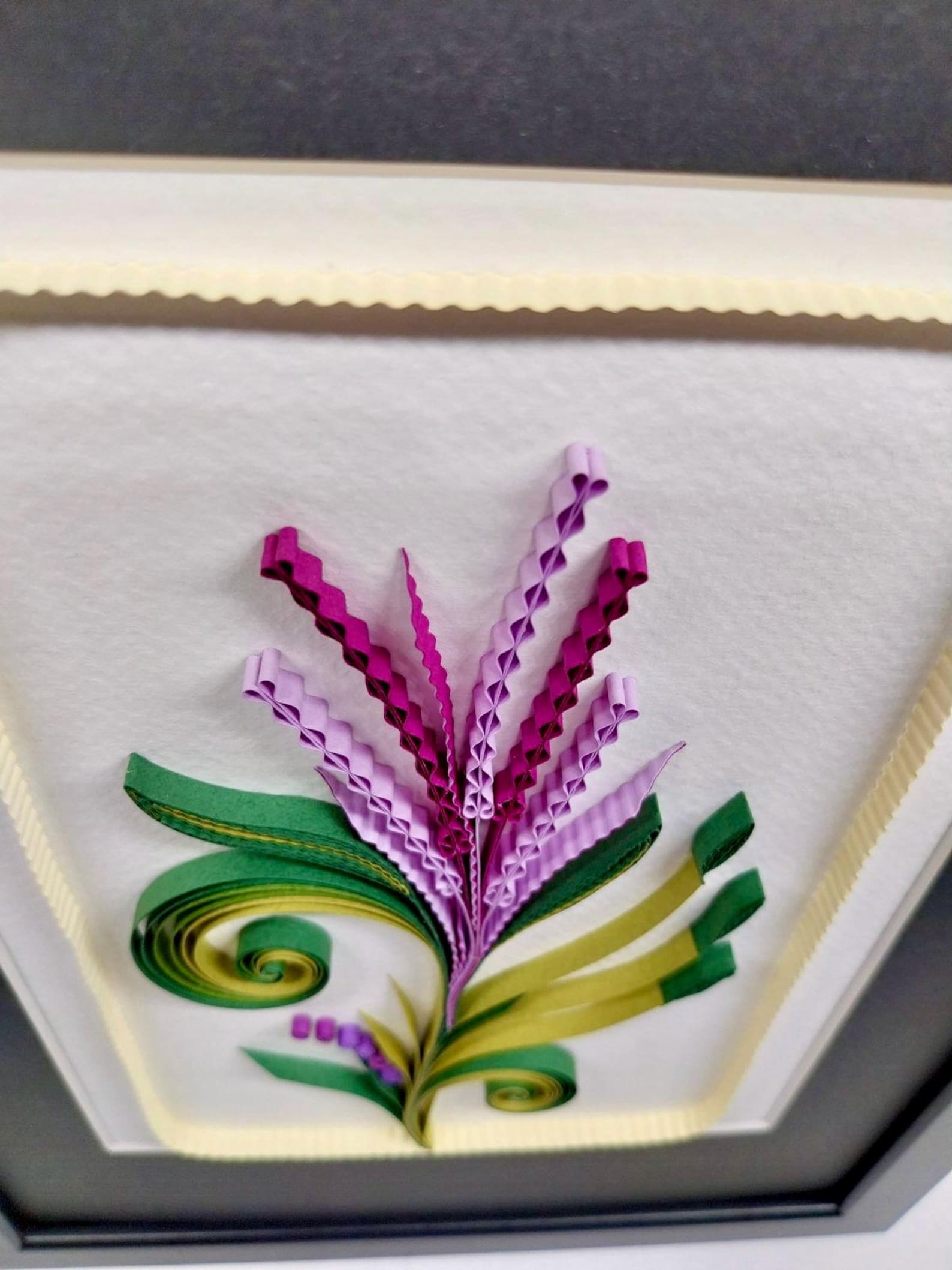 Handmade Quilling Art – Elegant Floral Design – Unique Paper Craft Wall ...