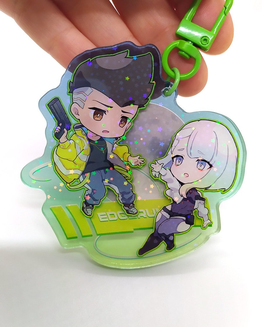 Cyberpunk: Edgerunners Acrylic Keychain - Etsy