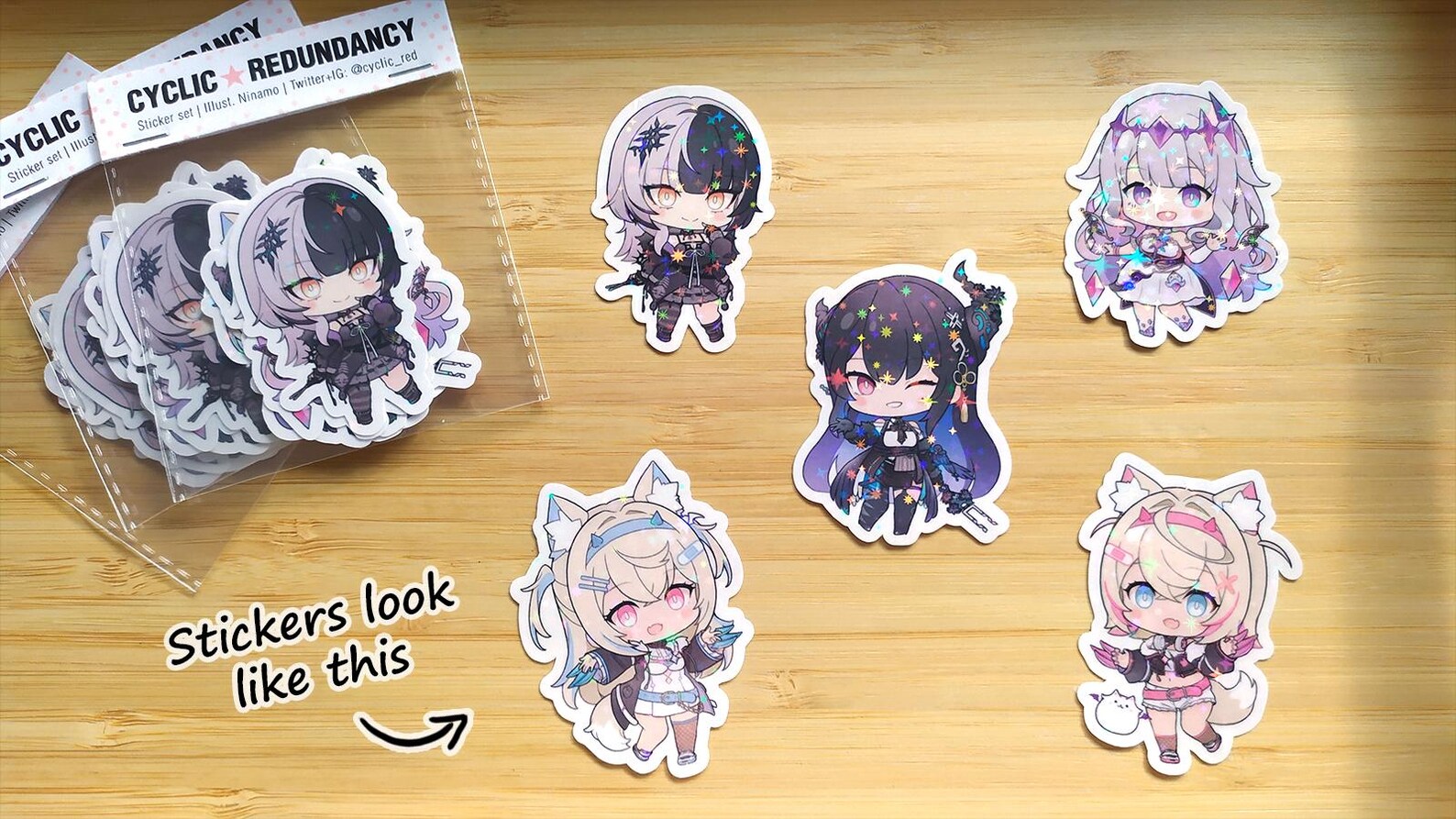 Hololive Regloss/flow GLOW | Acrylic Keychains & Stickers - Etsy