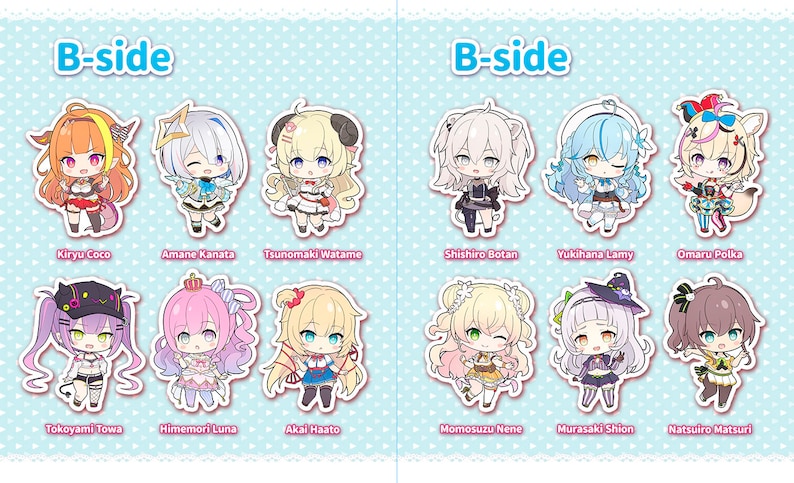 Hololive 4th Gen/5th Gen & Friends Acrylic Keychains - Etsy