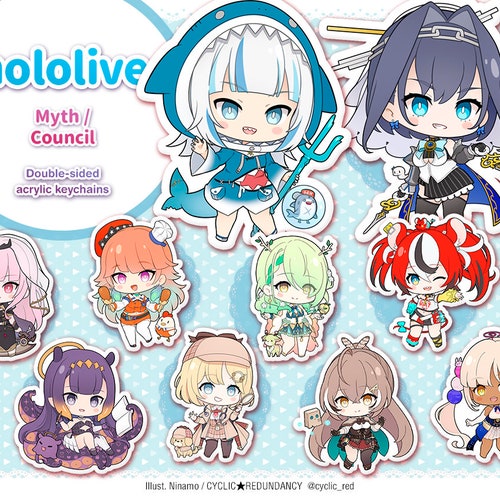 Hololive 4th Gen/5th Gen & Friends Acrylic Keychains - Etsy