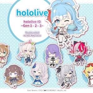 Hololive ID | Acrylic Keychains & Stickers - Etsy