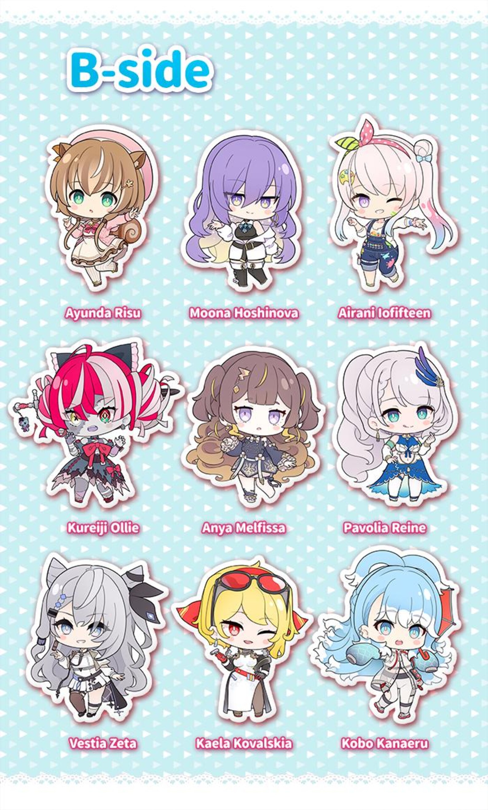 Hololive ID | Acrylic Keychains & Stickers - Etsy