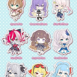 Hololive ID | Acrylic Keychains & Stickers - Etsy