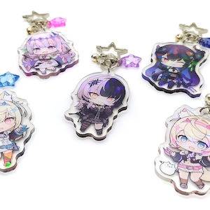 Hololive Advent/justice | Acrylic Keychains & Stickers - Etsy