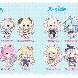 Hololive 4th Gen/5th Gen & Friends | Acrylic Keychains + Stickers - Etsy