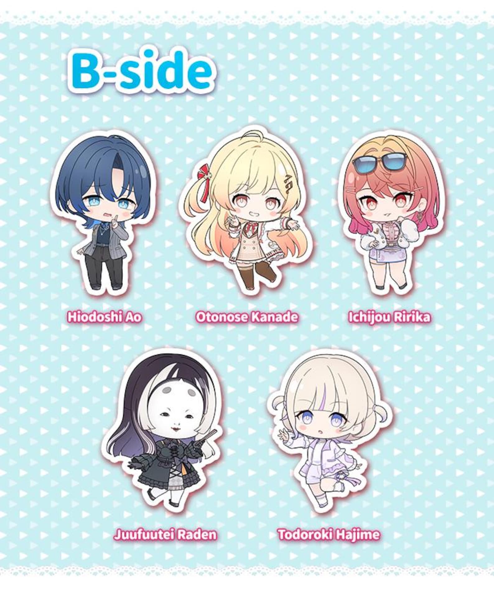 Hololive Regloss/flow GLOW | Acrylic Keychains & Stickers - Etsy