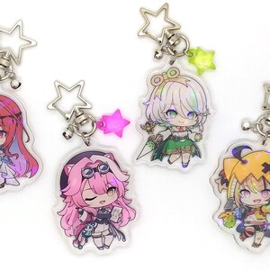 Hololive Advent/justice | Acrylic Keychains & Stickers - Etsy