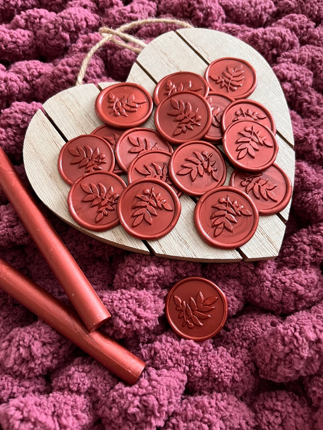 Leaf Wax Seal Wax Seal Sticker 3D Leaf Stationary Gift - Etsy Canada