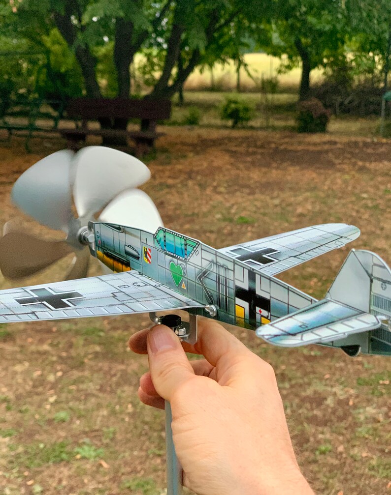 Airplane Wind Spinner Aircraft Pinwheel for Garden - Etsy