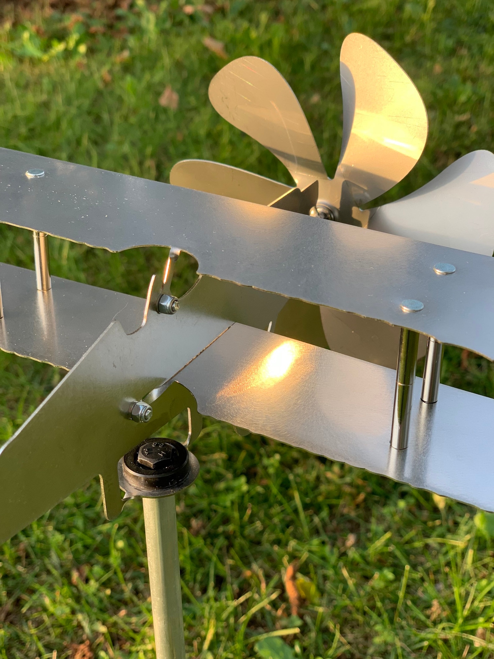 Airplane Wind Spinner Aircraft Pinwheel for Garden Decoration - Etsy