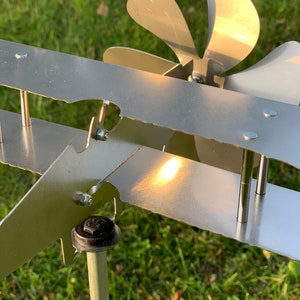 Airplane Wind Spinner Aircraft Pinwheel for Garden Decoration - Etsy