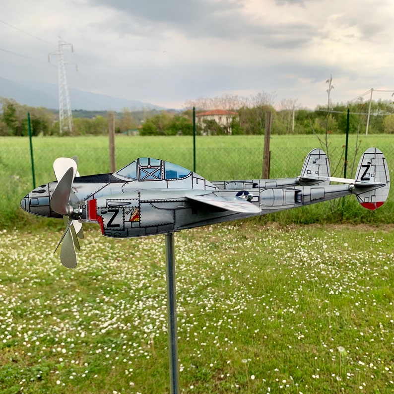 Wind Spinner Aircraft, Model Lockheed P-38 J Lightning, Faithful ...