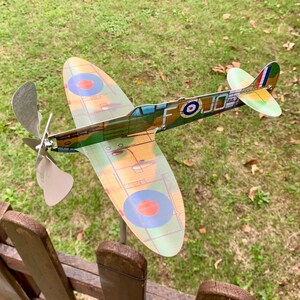 Wind Spinner Aircraft Model Supermarine Spitfire in Stainless Steel - Etsy