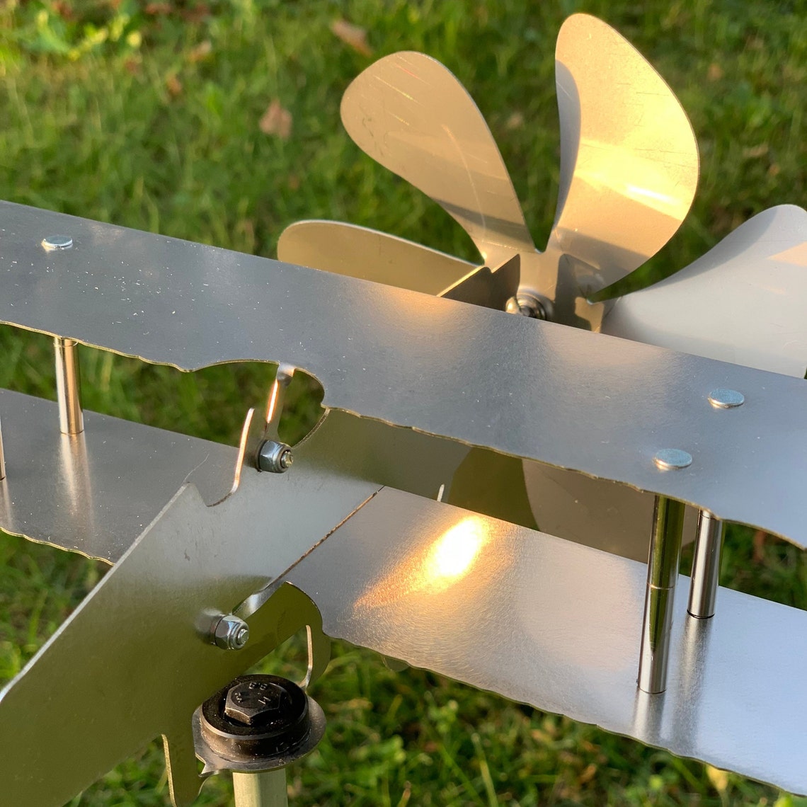 Airplane Wind Spinner Aircraft Pinwheel for Garden Decoration - Etsy