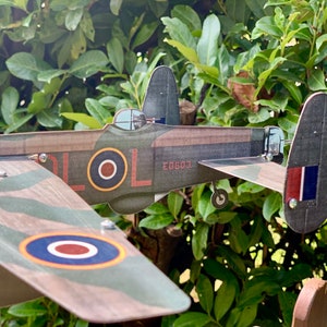 Wind Spinner Aircraft Model Avro 683 Lancaster in Stainless Steel - Etsy