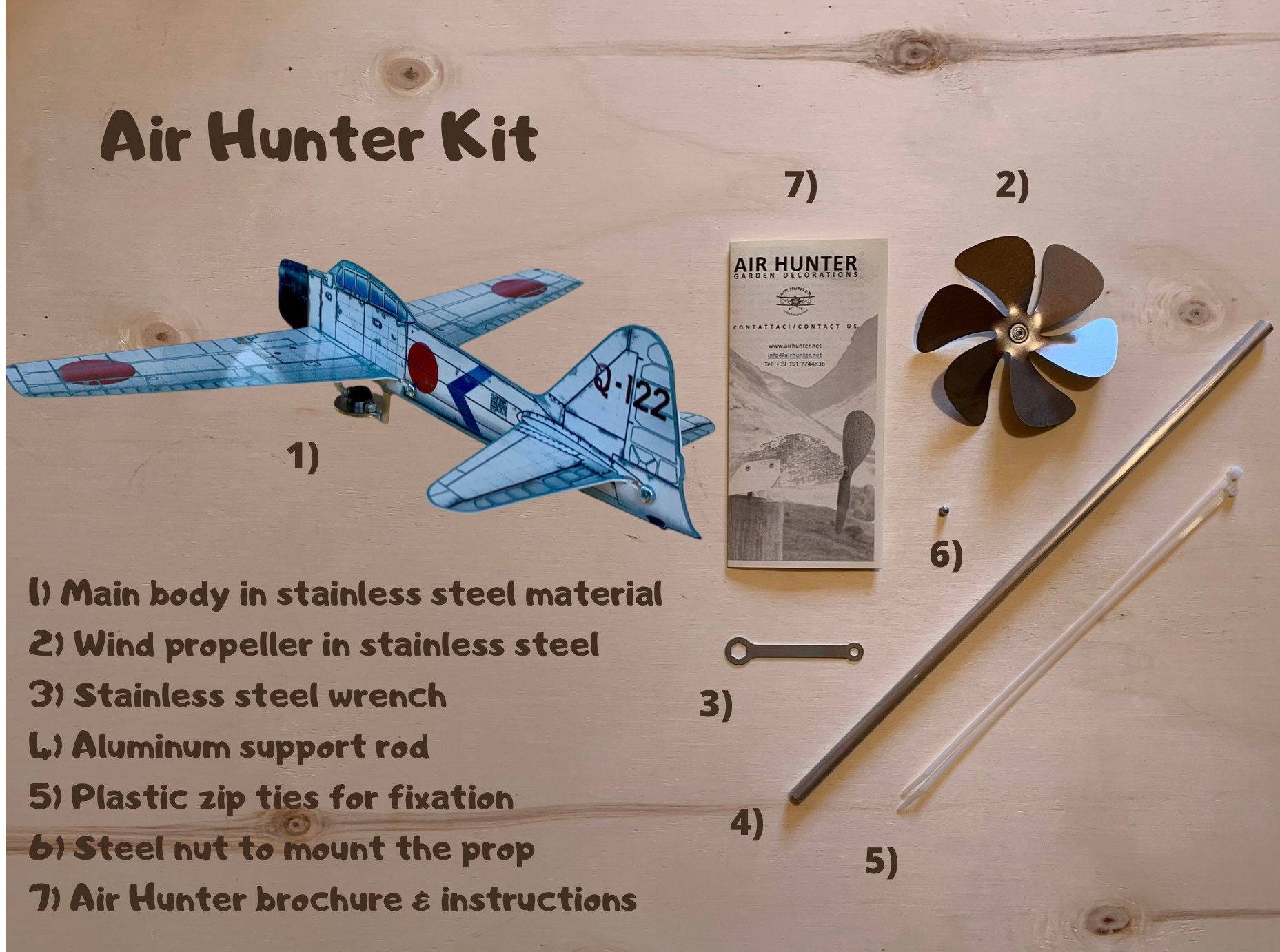 Airplane Wind Spinner Aircraft Pinwheel Garden Decor - Etsy