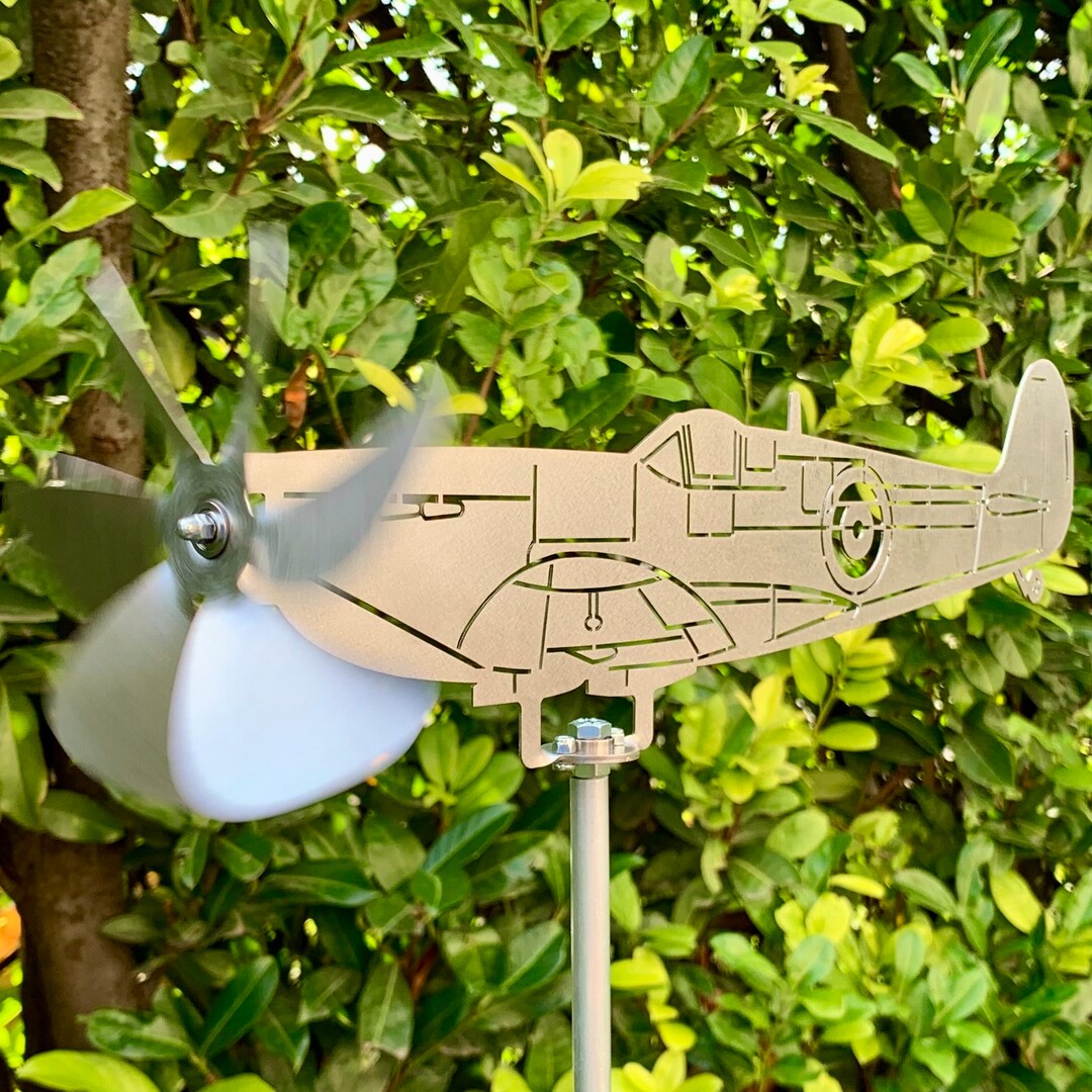 Weather Vane Aircraft Model Skeleton in Stainless Steel on Ball ...