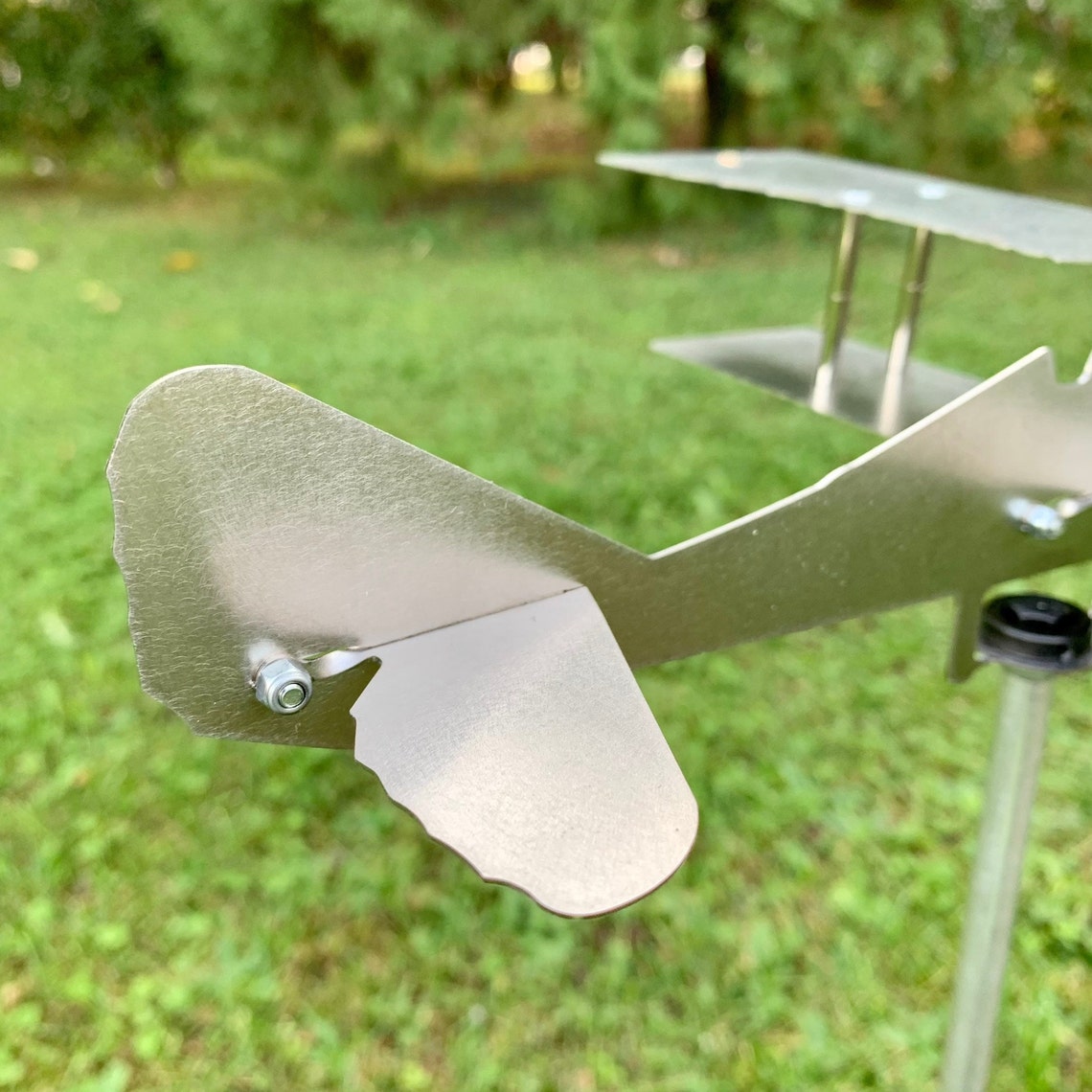 Airplane Wind Spinner Aircraft Pinwheel for Garden Decoration - Etsy