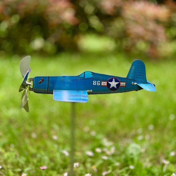 Airplane Wind Spinners for Outdoors - Etsy