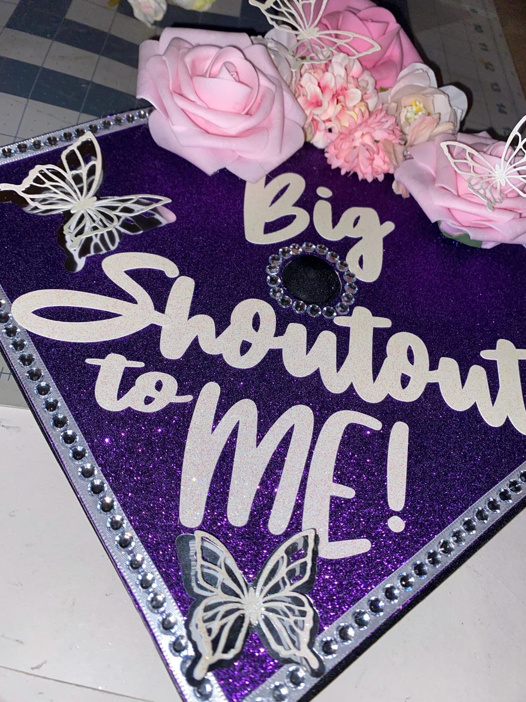 Graduation Cap Design | Bling Graduation Cap | Custom Quote Graduation ...
