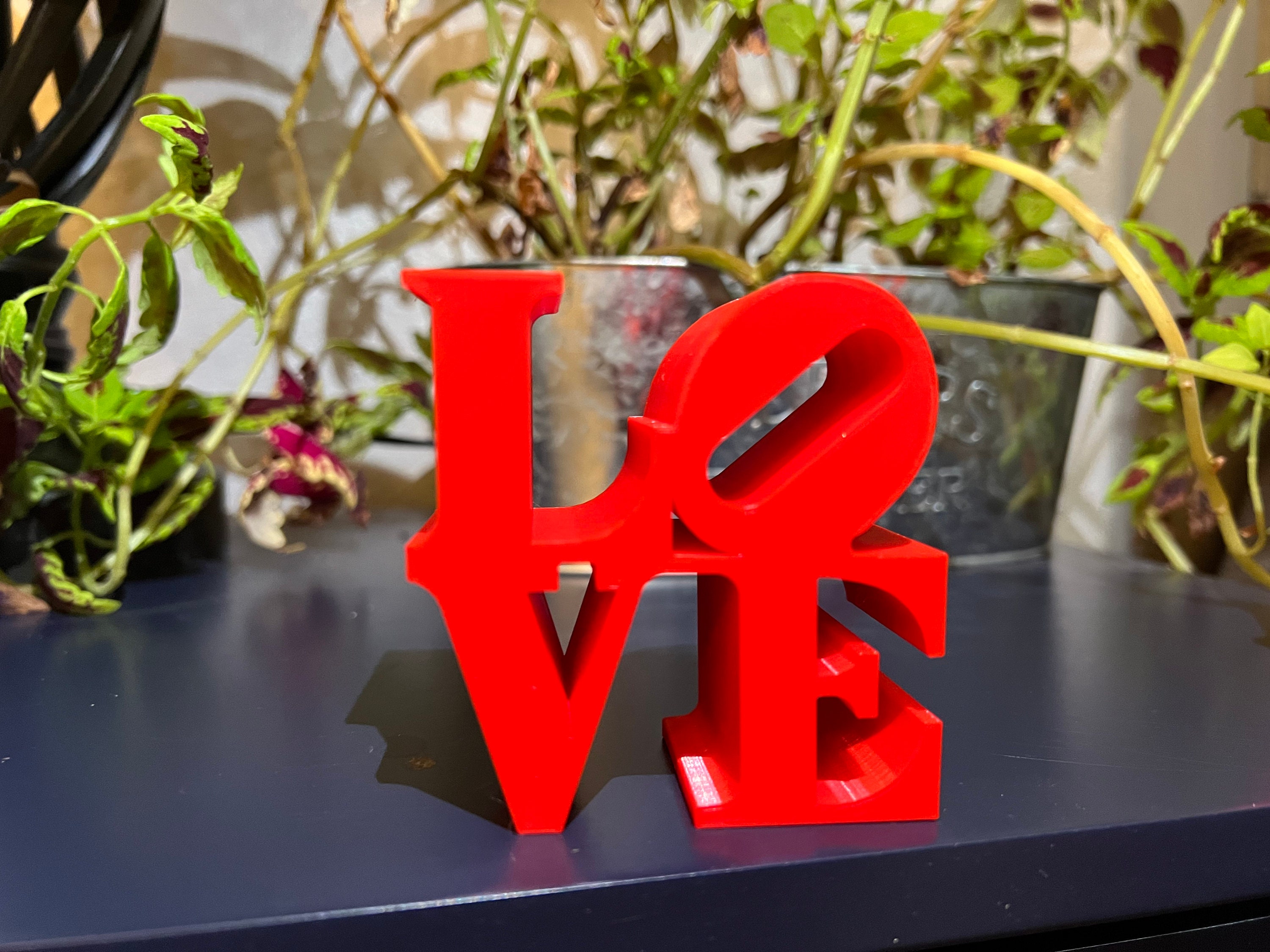 3D printed Philadelphia Love Sculpture Multiple colors available! Art ...