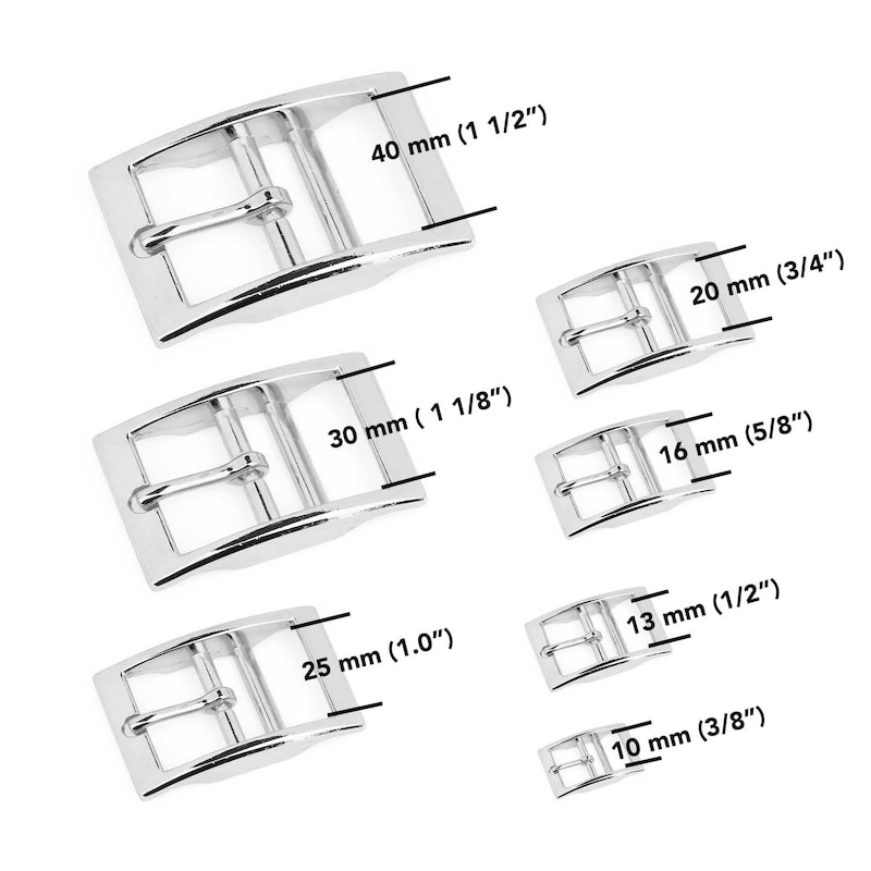 1/2 Center Bar Buckle - Etsy Canada