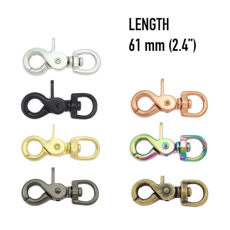 Trigger Snap for Rope 61mm Quick Release Snap Hook Swivel Horse Lunge ...