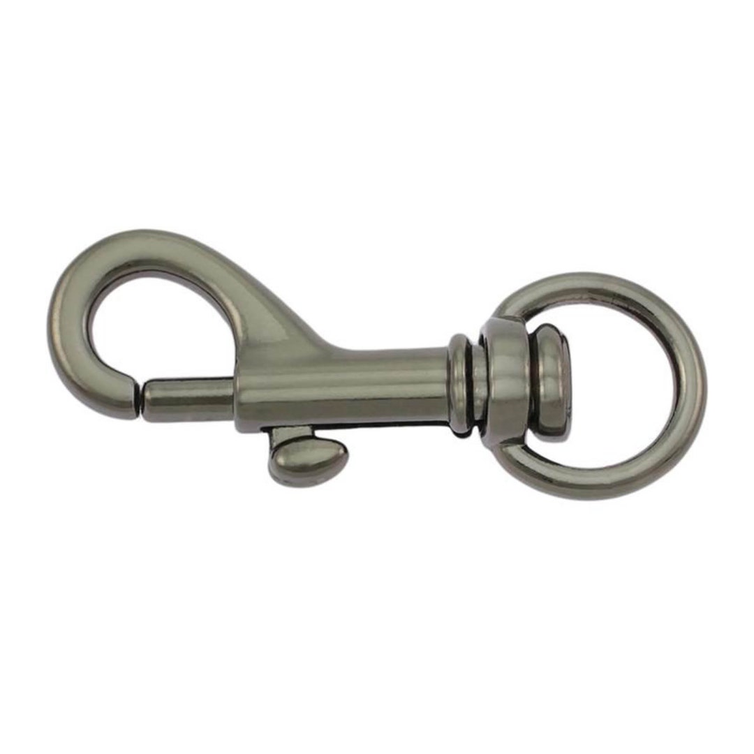 Snap Hook 46 Mm - Gray Snap Hook Swivel - Dog Leash Metal Heavy Duty ...